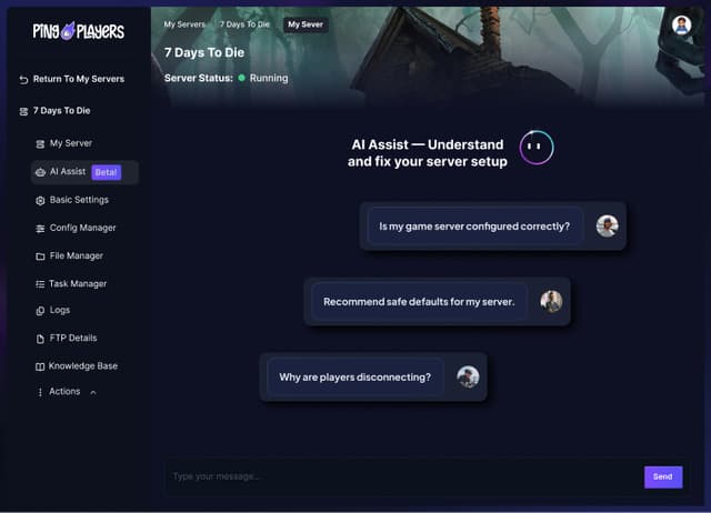 PingPlayers - Game Server Hosting | PingPlayers