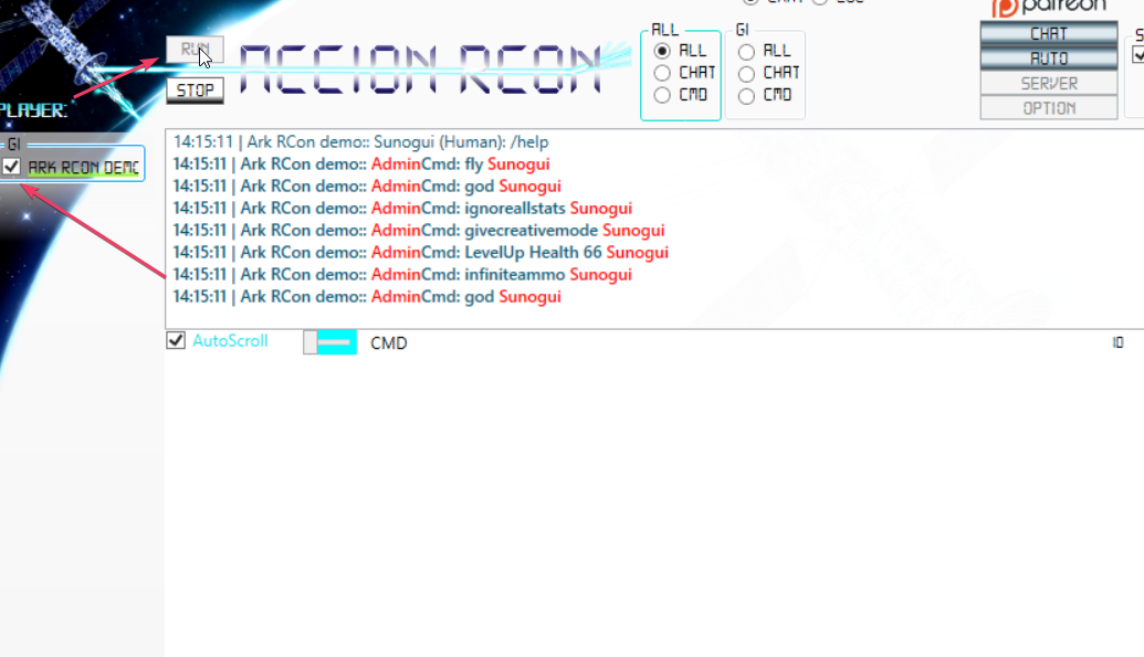 PingPlayers | How to connect to your Ark Survivor Evolved with Rcon.